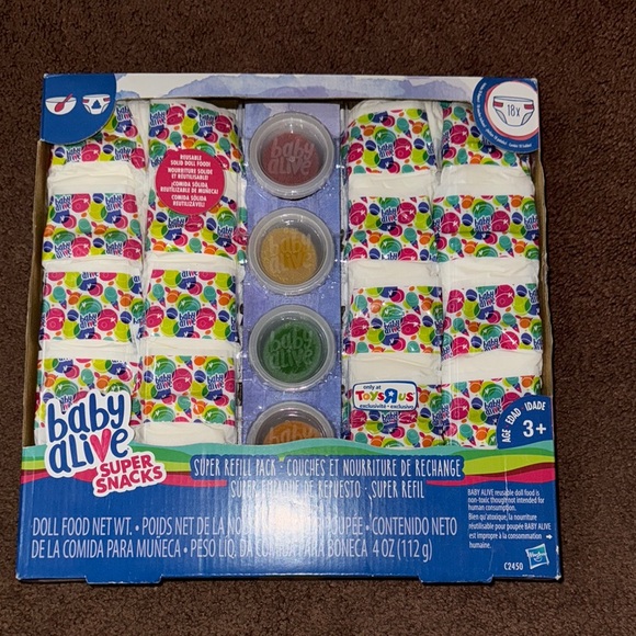 Baby Alive | Toys | Nwt Baby Alive Accessories Super Snacks Refill Pack ...